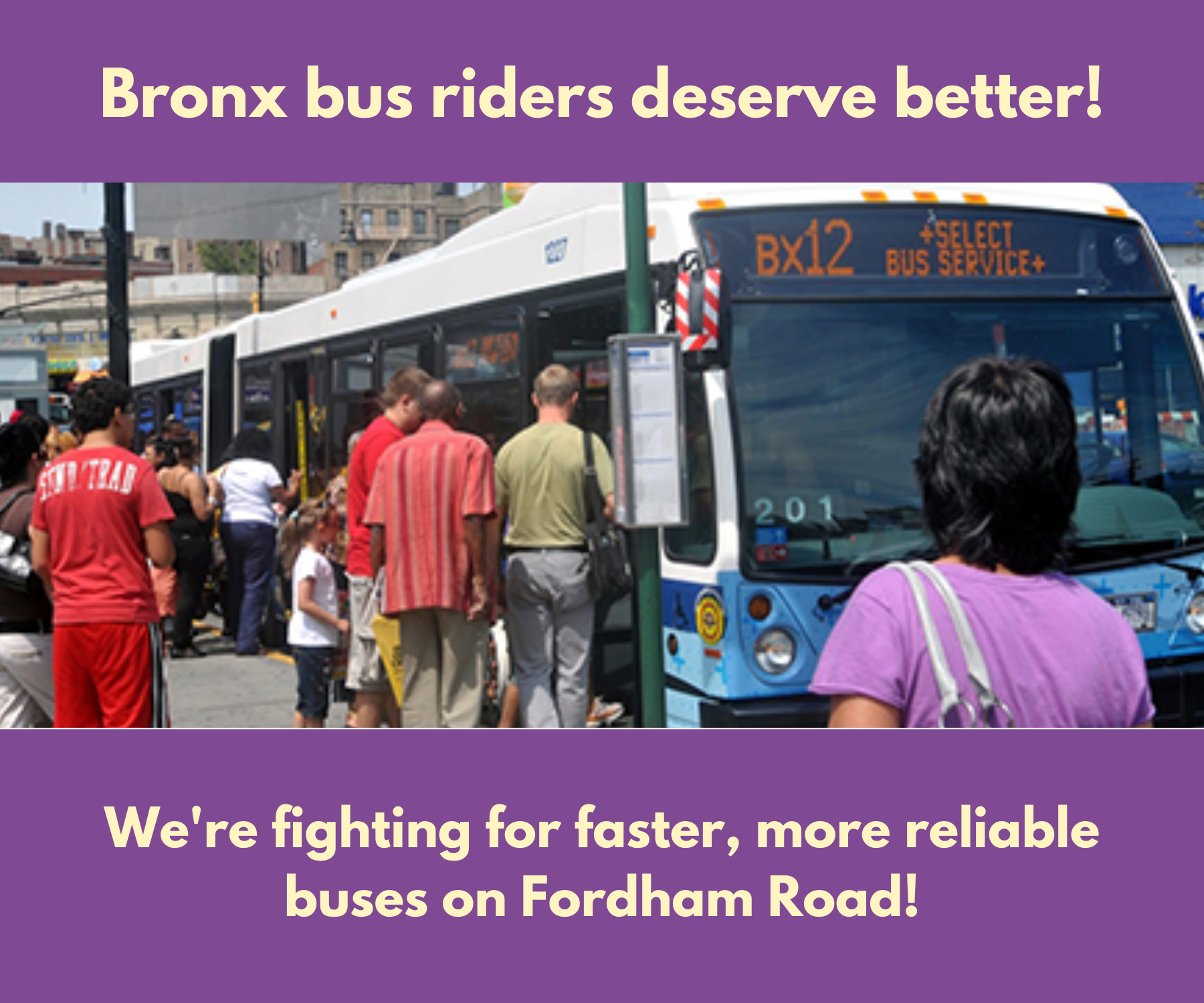 Mayor Adams, Fordham Bus riders deserve better!